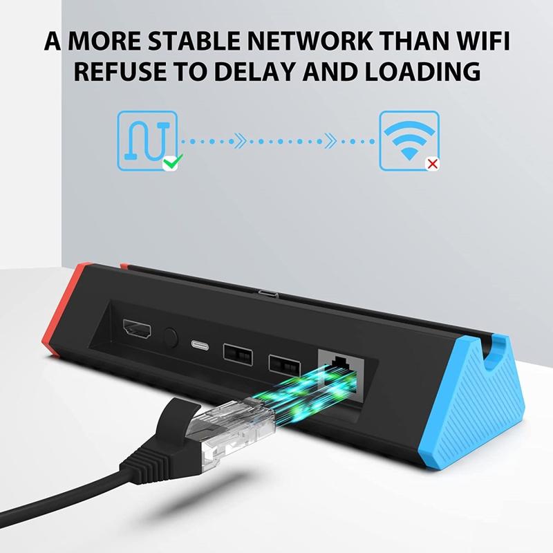 Base de carga multipuerto para Nintendo Switch / Switch OLED (modelo ...